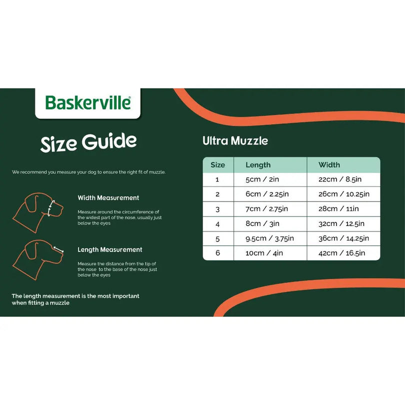 Company of Animals Baskerville Ultra Dog Muzzle | Buy Dog Training Aids ...